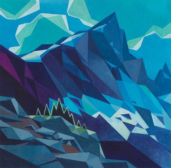 Polygonal Landscape Paintings by Laura Bifano | Daily design ...