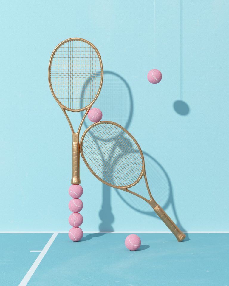 Game, Set, Match: 3D Illustrations by Molistudio | Daily design ...