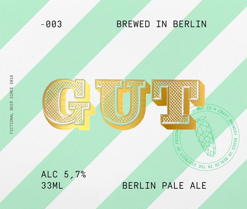 Gut Beer: Packaging Design by Quentin Delègue | Daily design ...