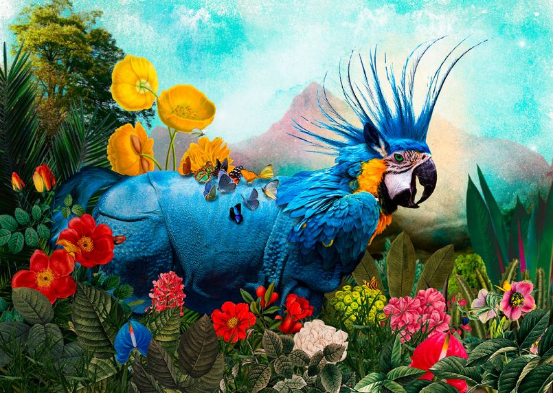 The day I visited eden: Collages by André Sanchez | Daily design ...