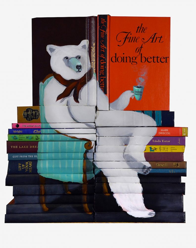 More Stacked Book Artworks by Mike Stilkey | Daily design inspiration ...