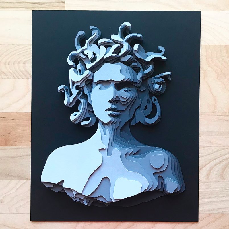 Layered Paper Portraits by Shelley Castillo Garcia | Daily design ...