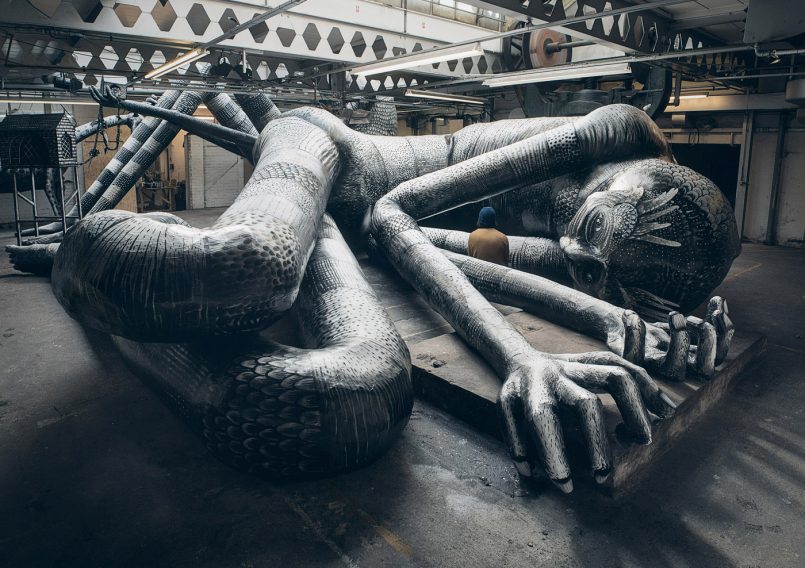 Mausoleum of Giants: Large-Scale Sculptures by Phlegm | Daily design ...