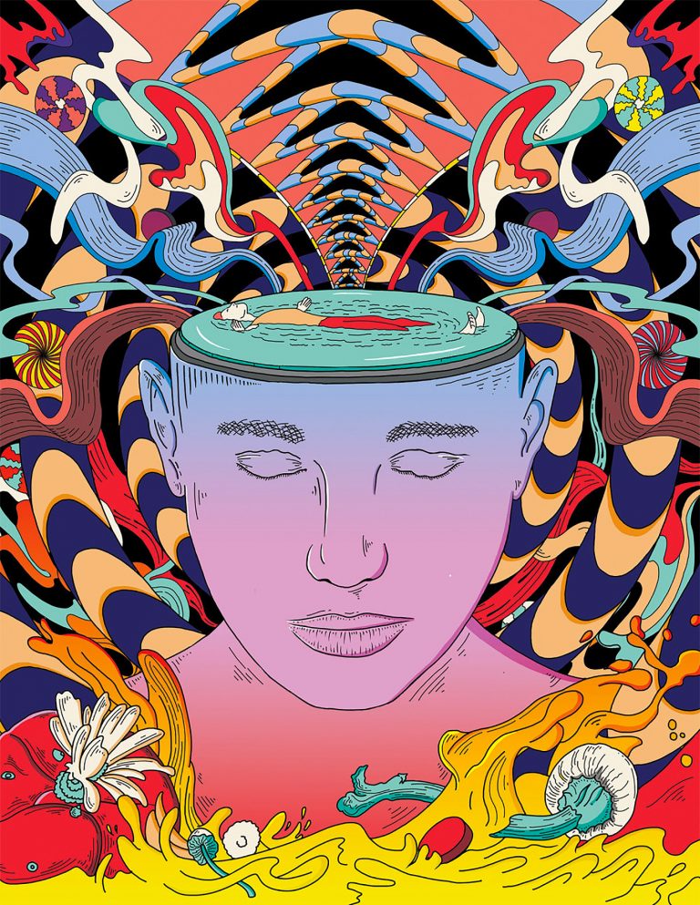 Vibrant Psychedelic Illustrations by Murugiah | Daily design ...