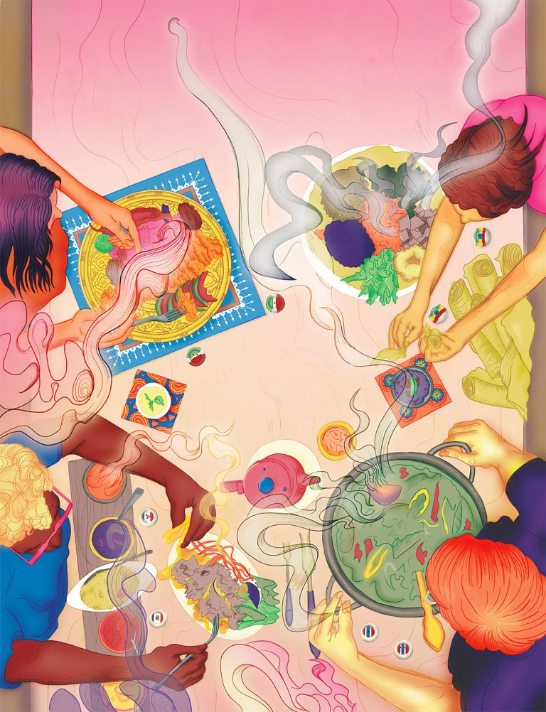 Vibrant Psychedelic Illustrations by Murugiah | Daily design ...