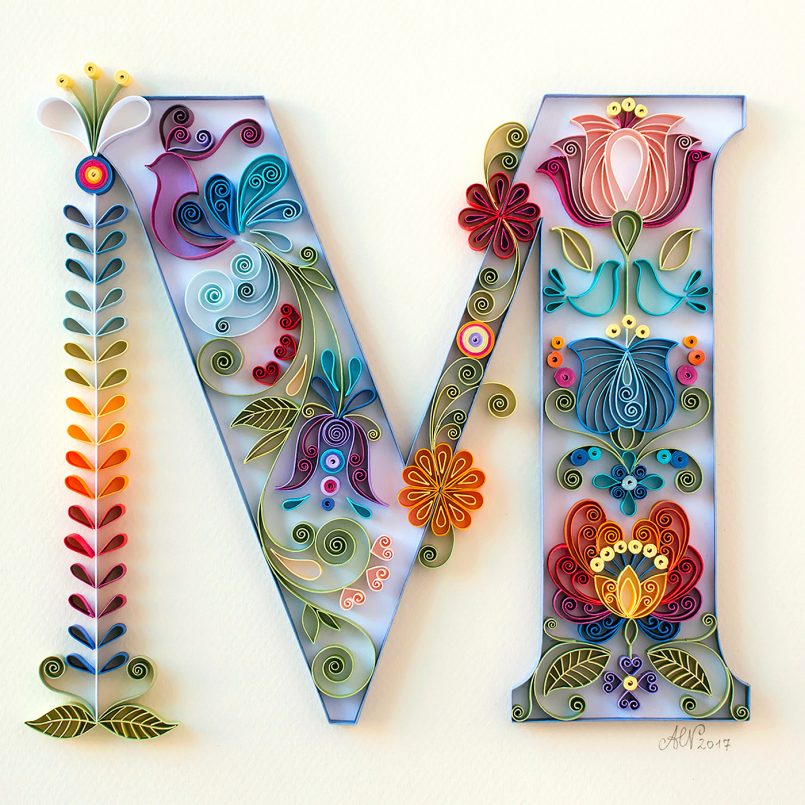 Creative Paper Lettering Artworks by Anna Chiara Valentini | Daily ...