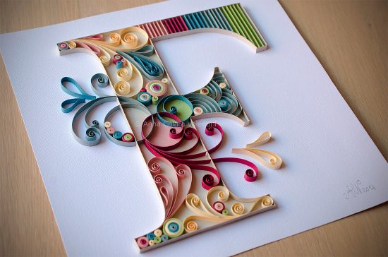 Creative Paper Lettering Artworks by Anna Chiara Valentini | Daily ...