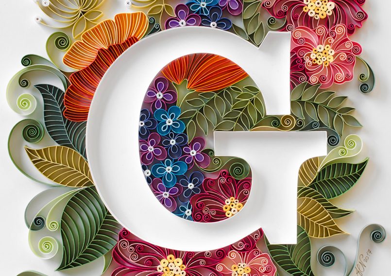 Creative Paper Lettering Artworks by Anna Chiara Valentini | Daily ...