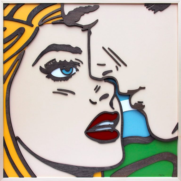 Figures: Layered Wood Pop Art by Mitch McGee | Daily design inspiration ...