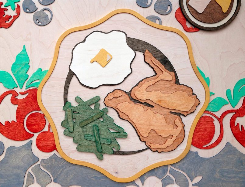 Figures: Layered Wood Pop Art by Mitch McGee | Daily design inspiration ...