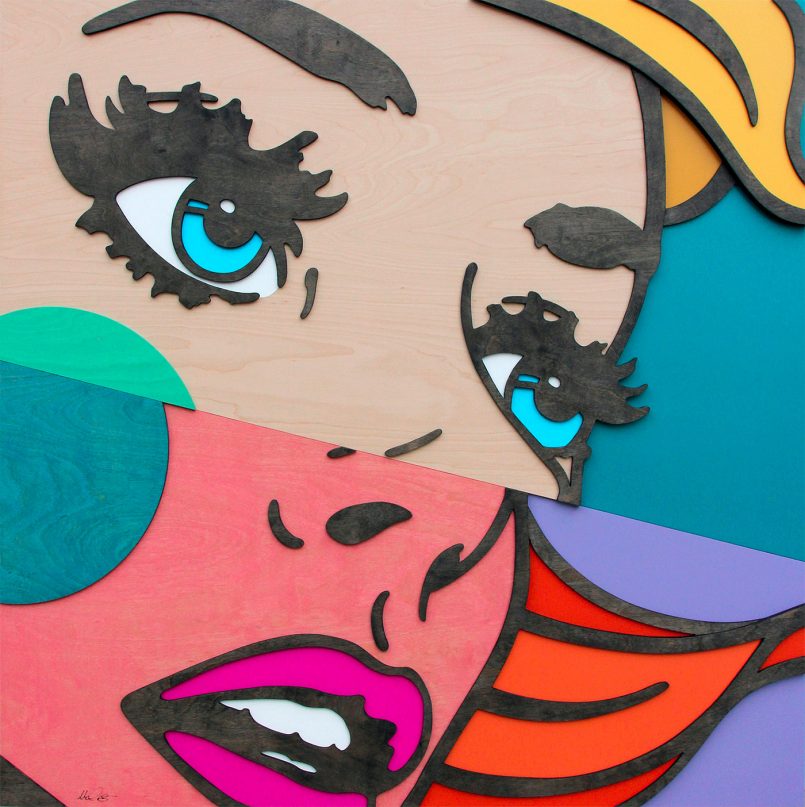 Figures: Layered Wood Pop Art by Mitch McGee | Daily design inspiration ...
