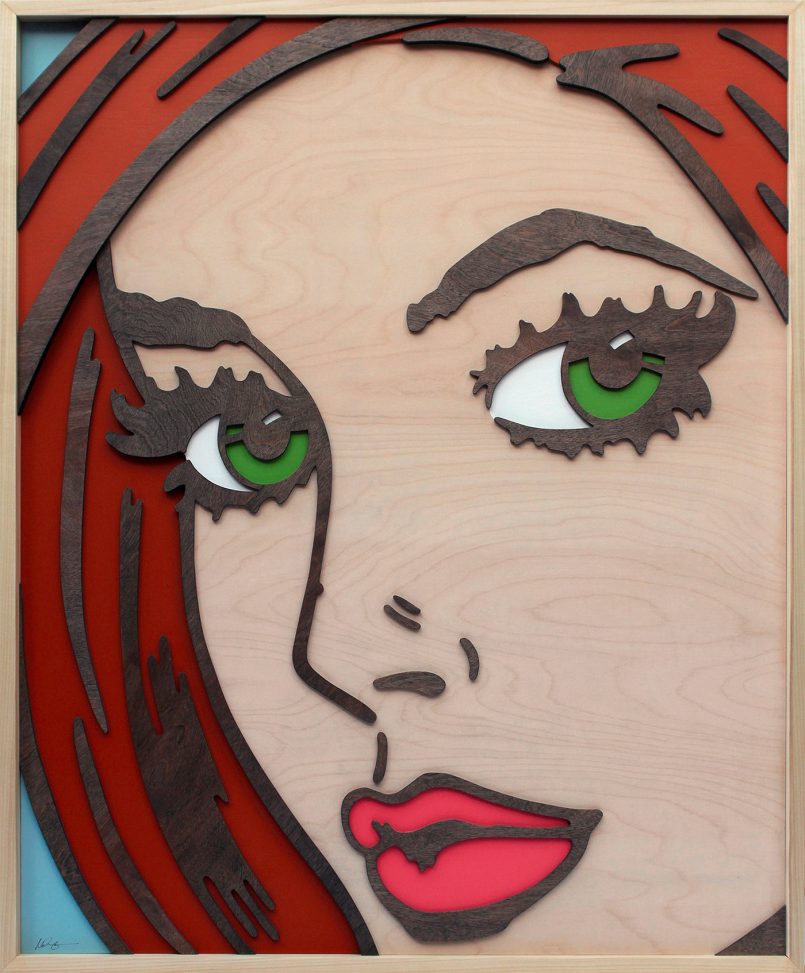 Figures: Layered Wood Pop Art by Mitch McGee | Daily design inspiration ...