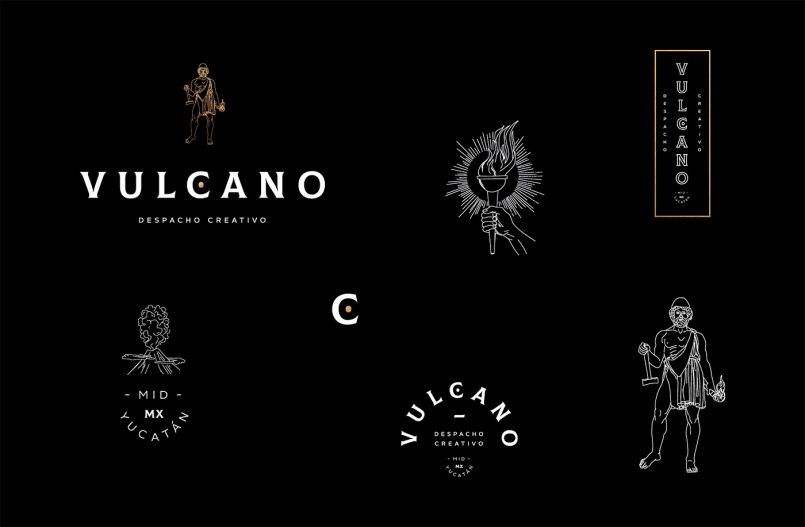 Vulcano Creative Agency: Branding by Margaux Sarlin | Daily design ...