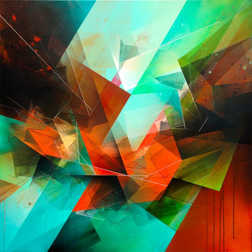 Vibrant Abstract Paintings by Bartek Swiatecki | Daily design ... Vibrant Abstract Paintings by Bartek Swiatecki | Daily design ...