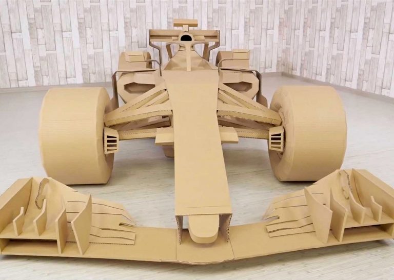 Incredible Cardboard Formula 1 Car by The Q | Daily design inspiration ...