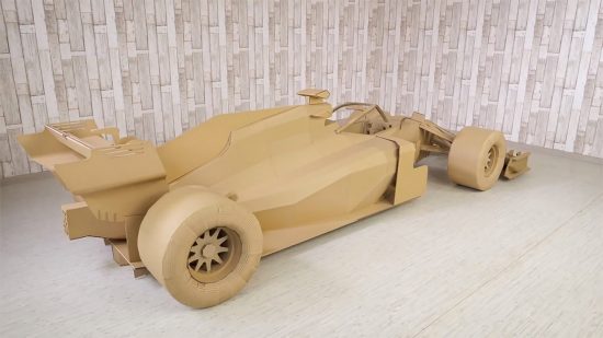 Incredible Cardboard Formula 1 Car by The Q | Daily design inspiration ...