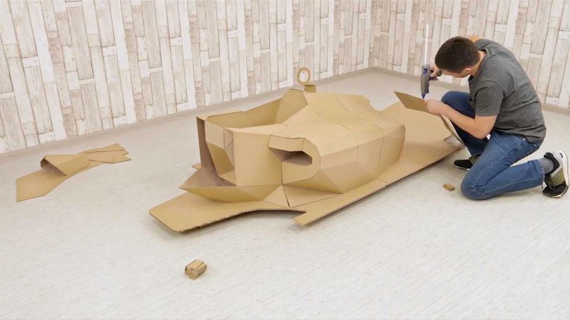 Incredible Cardboard Formula 1 Car by The Q | Daily design inspiration ...
