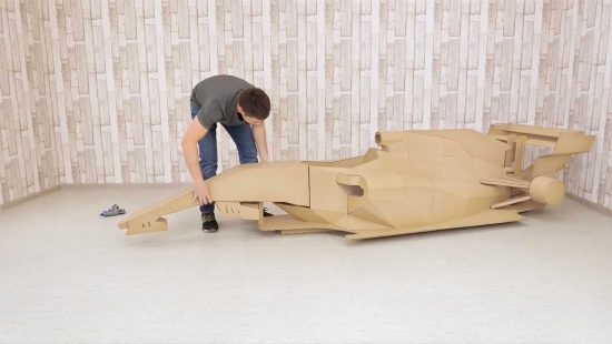Incredible Cardboard Formula 1 Car by The Q | Daily design inspiration ...