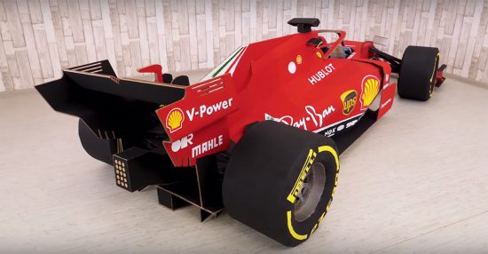 Incredible Cardboard Formula 1 Car by The Q | Daily design inspiration ...