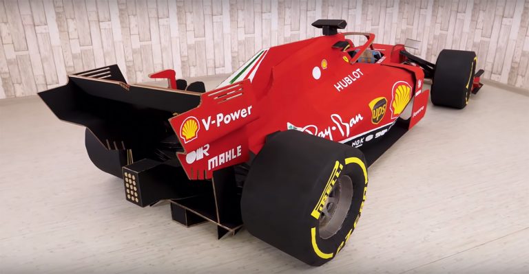 Incredible Cardboard Formula 1 Car by The Q | Daily design inspiration ...