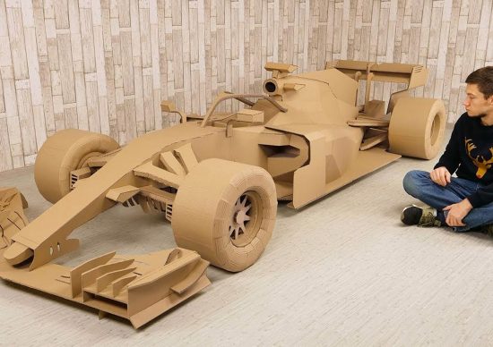 Incredible Cardboard Formula 1 Car by The Q | Daily design inspiration ...