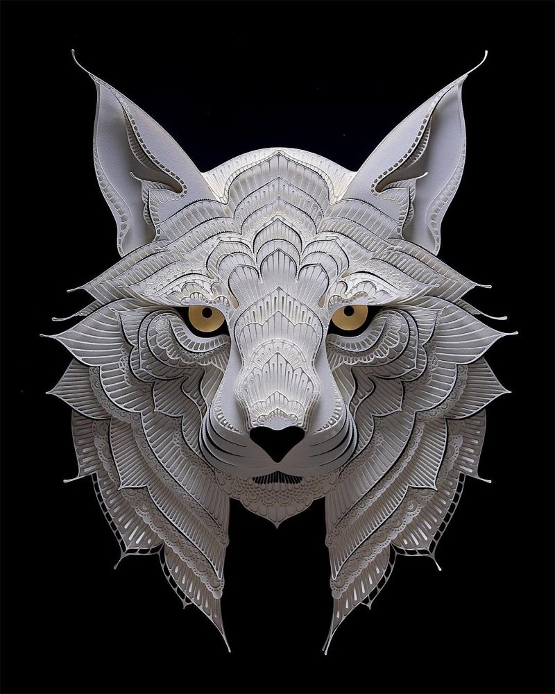 Amazing Layered Animal Portraits by Patrick Cabral | Daily design ...