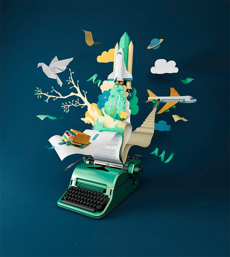 Digital Paper Sculptures by YIPPIEHEY | Daily design inspiration for ...