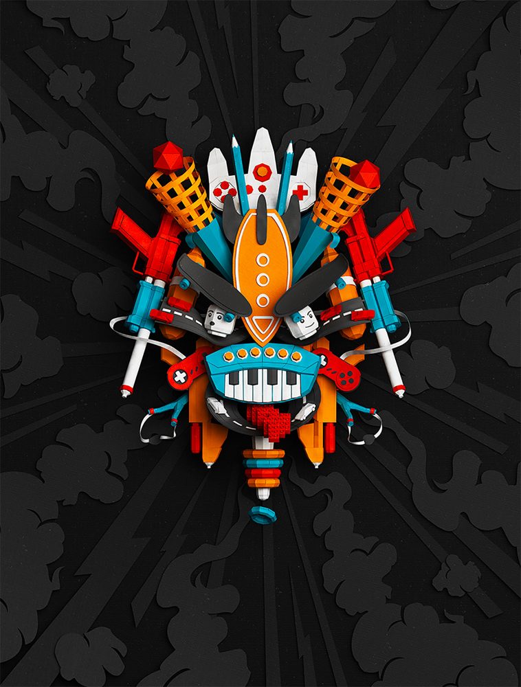 Digital Paper Sculptures by YIPPIEHEY | Daily design inspiration for ...