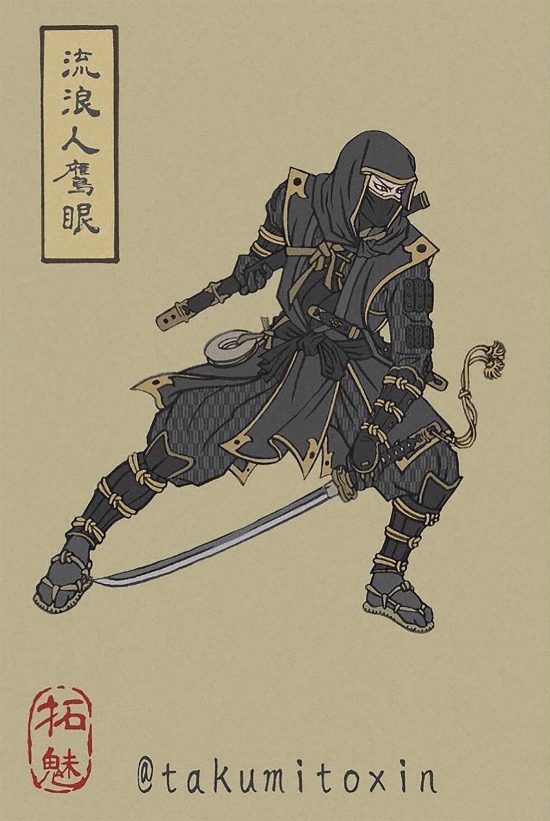 Japanese Style Superheroes & Villains by Takumi | Daily design ...