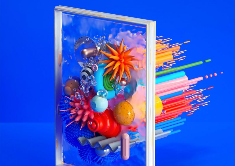 Frames: Dynamic 3D Compositions by Omar Aqil | Daily design inspiration ...