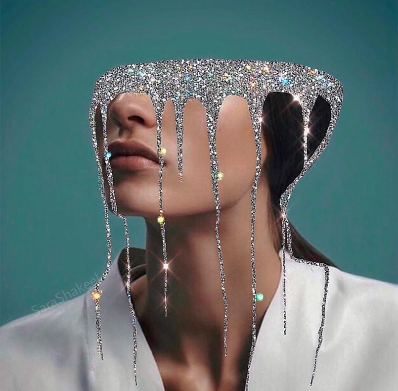 All That Shimmers: Striking Collages by Sara Shakeel | Daily design ...