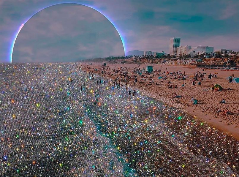 All That Shimmers: Striking Collages by Sara Shakeel | Daily design ...