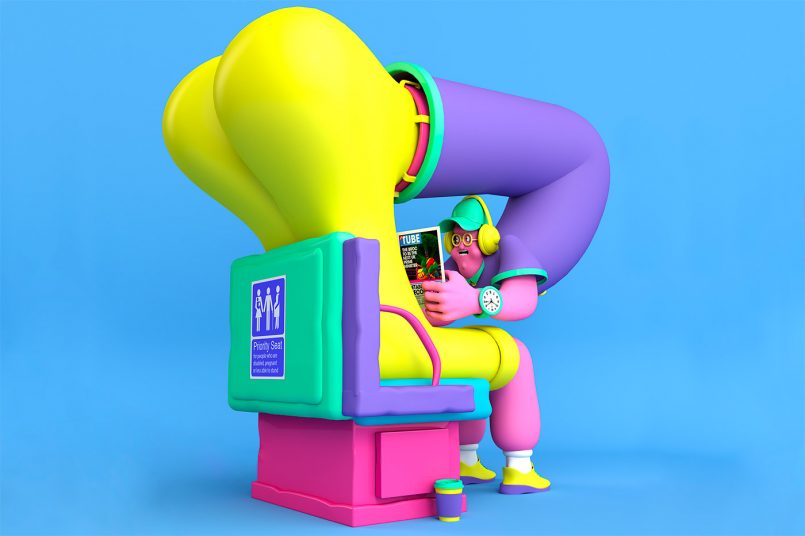 Bad Tube Etiquette: 3D Artworks by Design Lad | Daily design ...