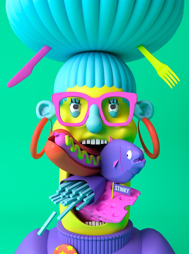 Bad Tube Etiquette: 3D Artworks by Design Lad | Daily design ...