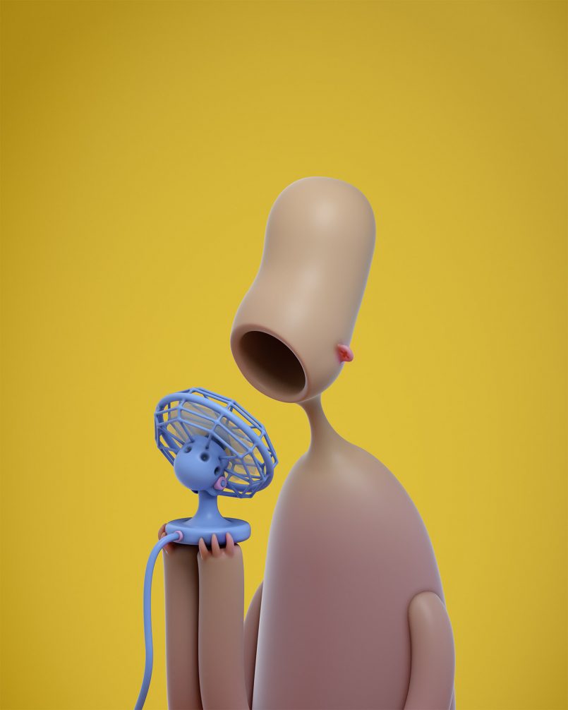 Bizarre 3D Artworks by UntitledArmy | Daily design inspiration for ...