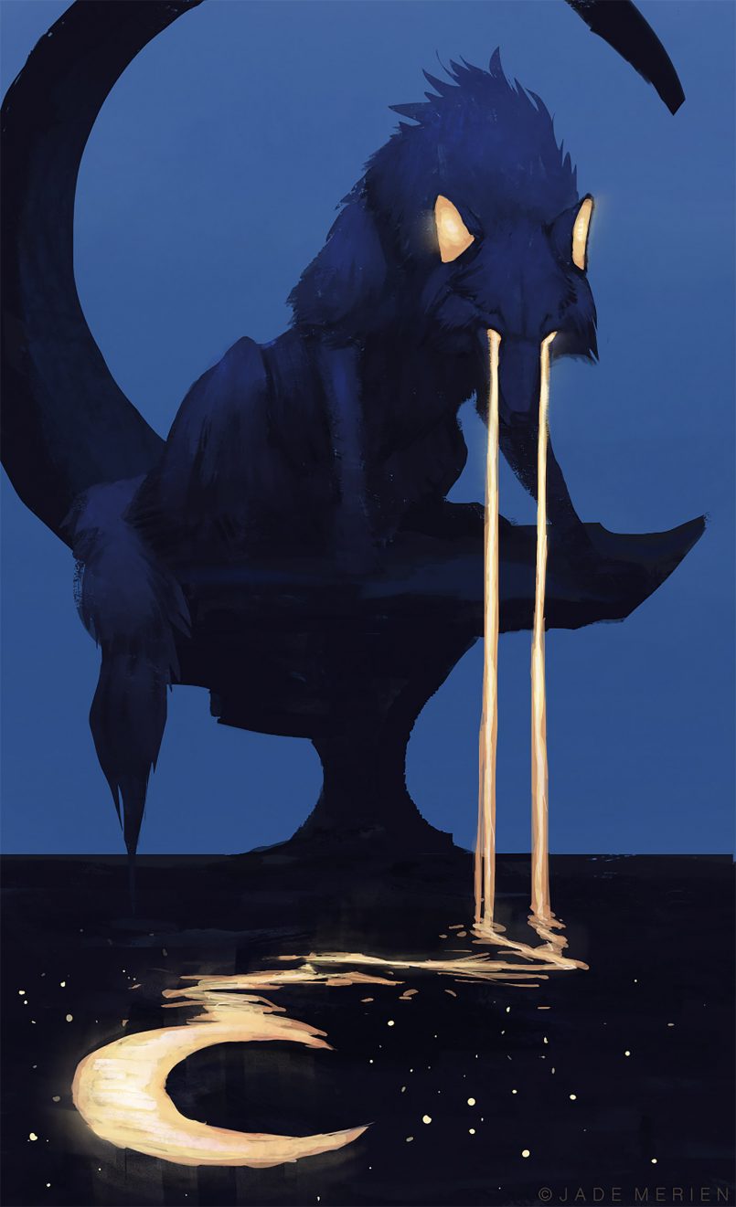 Wild Fantasy: Animal Paintings by Jade Merien | Daily design ...