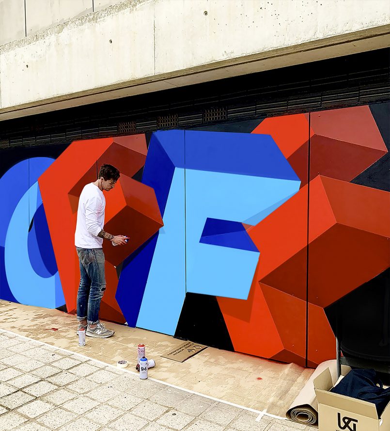 Large-Scale Typographic Artworks by Ben Johnston | Daily design ...