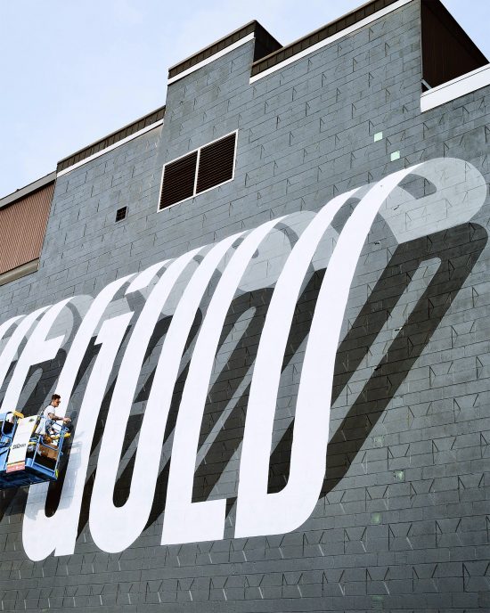 Large-Scale Typographic Artworks by Ben Johnston | Daily design ...