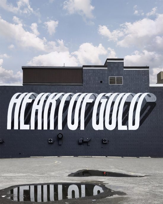Large-Scale Typographic Artworks by Ben Johnston | Daily design ...
