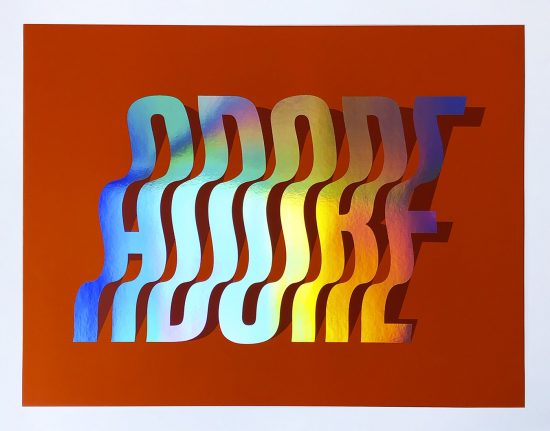 Large-Scale Typographic Artworks by Ben Johnston | Daily design ...