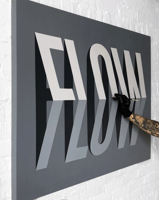 Large-Scale Typographic Artworks by Ben Johnston | Daily design ...