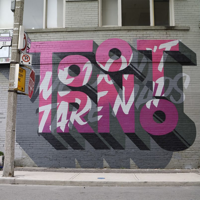 Large-Scale Typographic Artworks by Ben Johnston | Daily design ...
