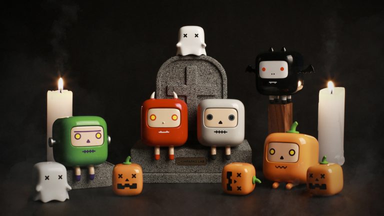 Halloween Cubes: Art Toys by Kimparks Lab | Daily design inspiration ...