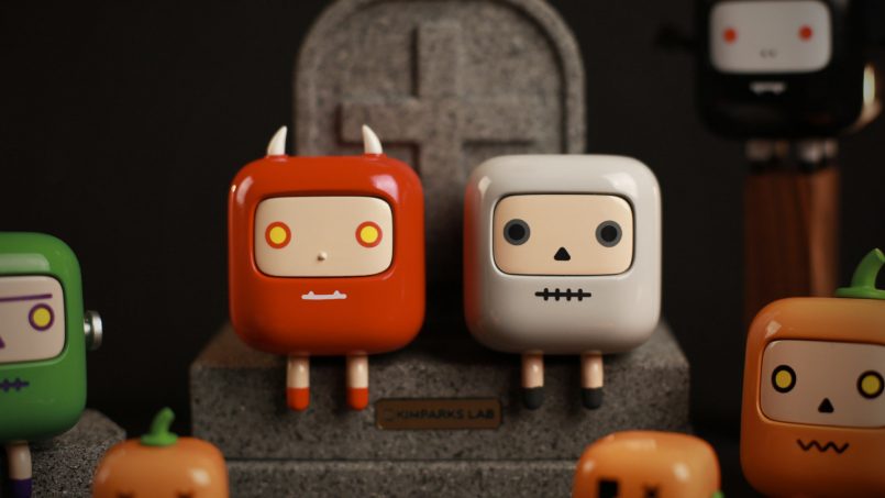 Halloween Cubes: Art Toys by Kimparks Lab | Daily design inspiration ...