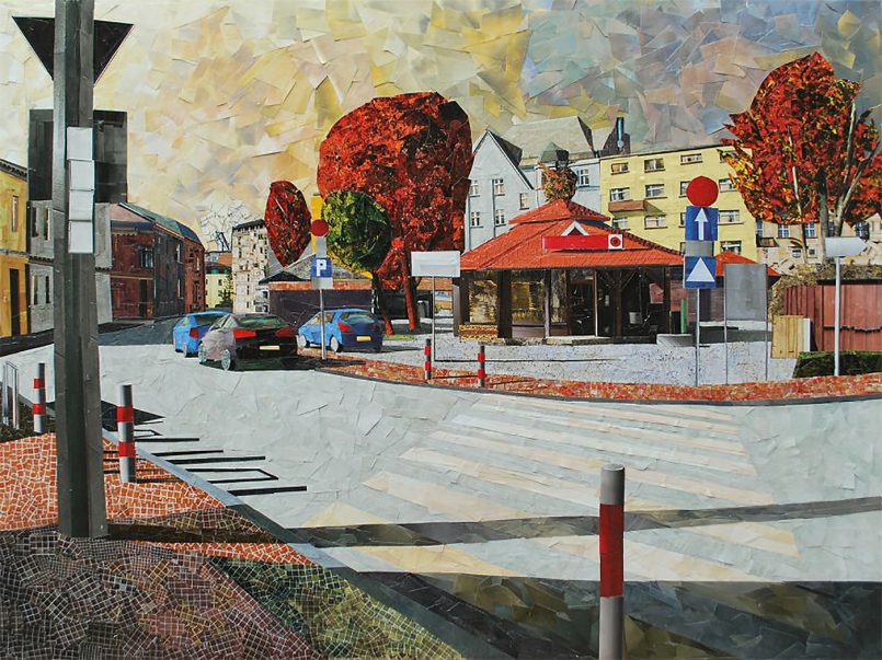 Paper Cityscapes: Collage Paintings by Albin Talik | Daily design ...