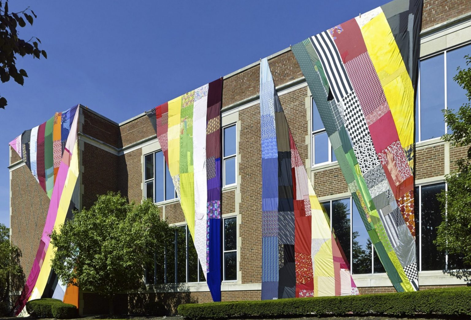 Large-Scale Patchwork Art Installations by Amanda Browder | Daily ...