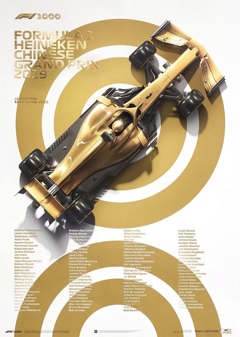 Formula 1 Artworks & Posters by Automobilist | Daily design inspiration ...