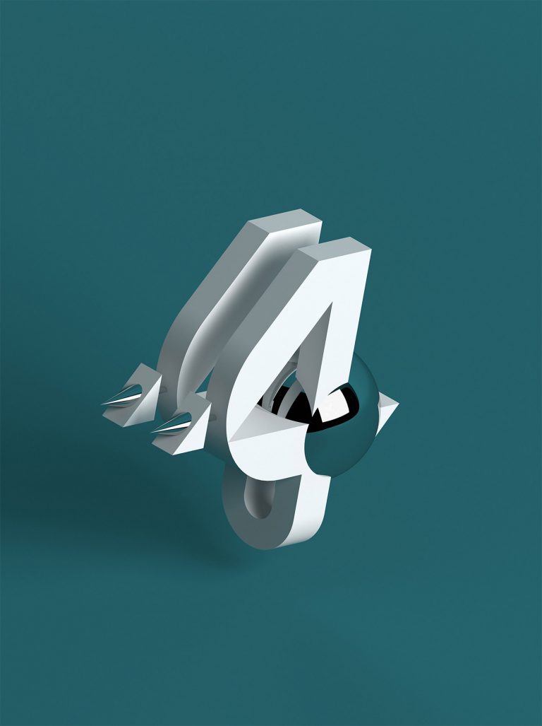 Numbers: Typographic Artworks by Sawdust | Daily design inspiration for ...