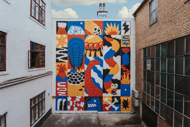 Colorful Paintings & Large Scale Artworks by Saddo | Daily design ...