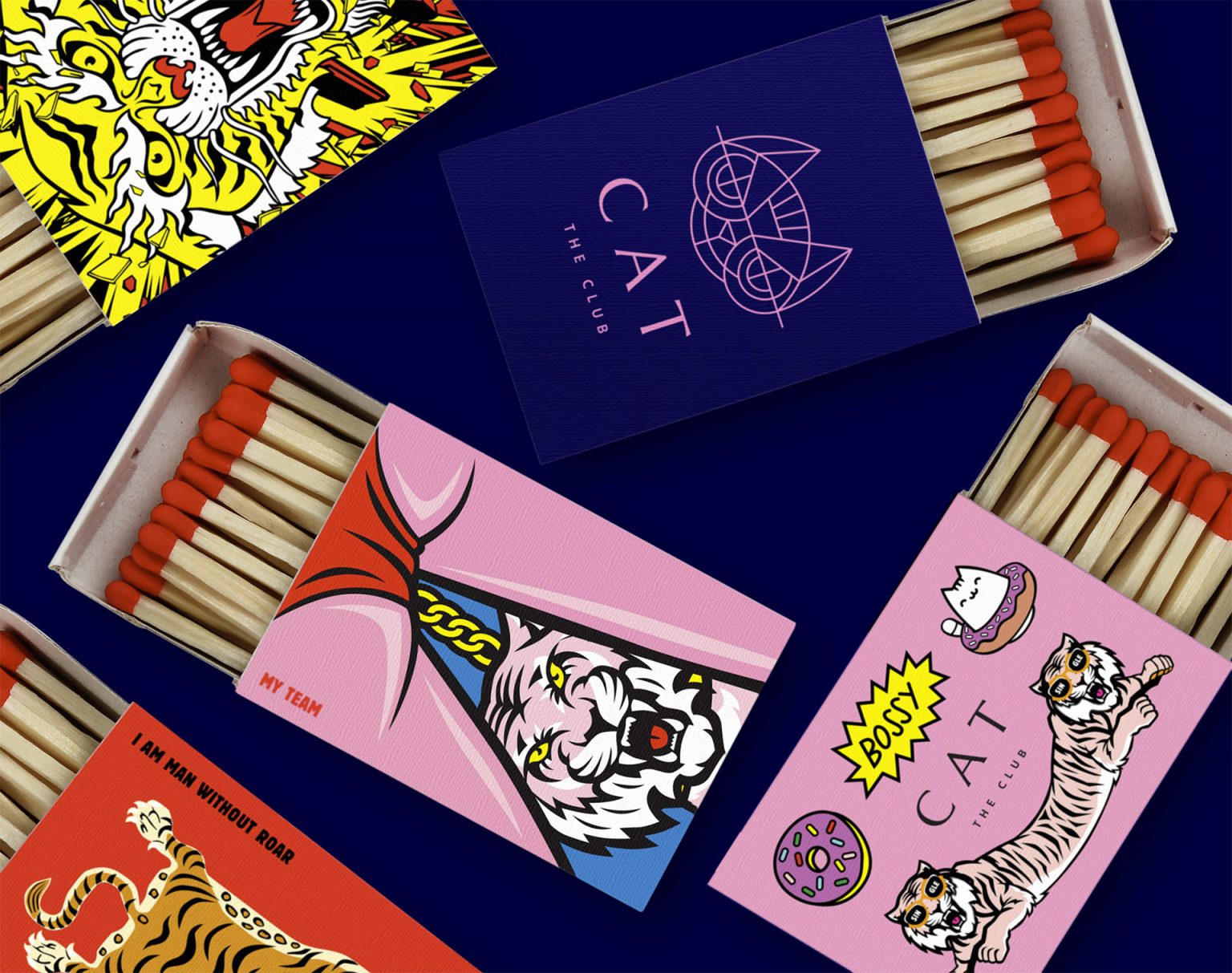 CAT Bar & Dance Club Branding by Miklós Kiss | Daily design inspiration ...